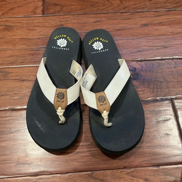 Yellow Box | Shoes | White Sequins | Poshmark